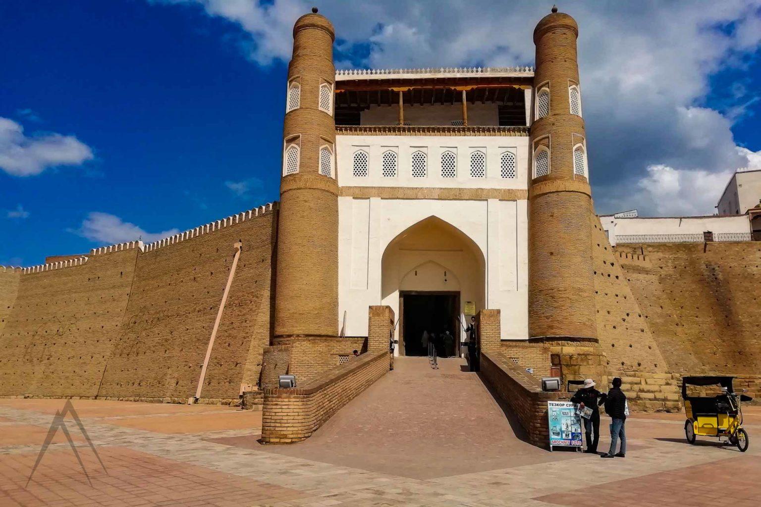 Ark of Bukhara is main sight of Bukhara - Central Asia Guide